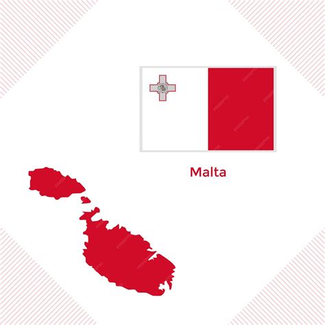 Premium Vector Vector Illustration Of Malta Flag And Map