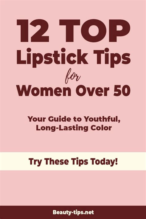 Top Lipstick Tips For Women Over 50 Guide To Youthful Lasting Color