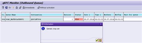 An Example To Fix Generic Stop Set Error Status In Sap Community