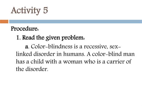 Sex Linked Traits Pptx