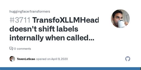 Transfoxllmhead Doesnt Shift Labels Internally When Called For Loss