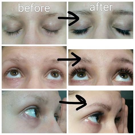Eyebrow Tinting Before And After