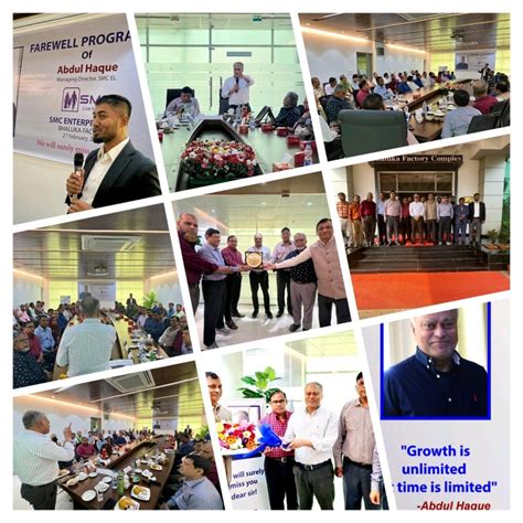 mohammad kawsar hamid shrbp on linkedin farewell smc leadership