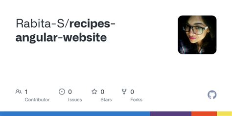 Github Rabita Srecipes Angular Website