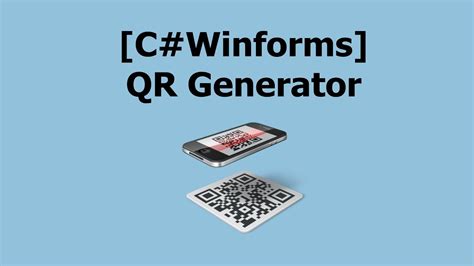 [c winforms] qr code generator youtube