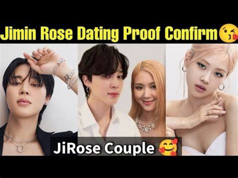 Finally Jimin Rose Couple Confirm Bts Jimin BlackPink Rose In Relation YouTube