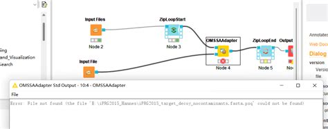 the workflow of openms about proteomics community extensions knime community forum