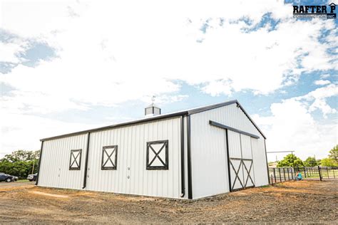 Western Pleasure Barn Rafter P Construction