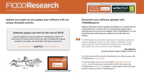 open access publishing with writelatex and f1000research overleaf