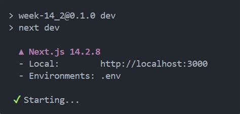 Typescript Next Js Sever Doesnt Start One Stopped Stuck On Starting Screen Stack Overflow