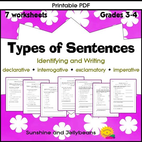 Sentences Declarative Interrogative Exclamatory Imperative Grade 3 4 Made By Teachers