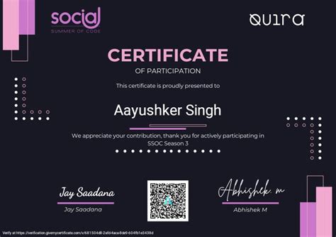 Aayushker Singh On Linkedin Opensource Ssoc Codingcommunity Techforgood Certificate
