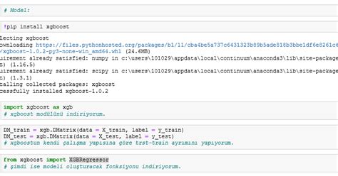Python Xgboost Regresyon