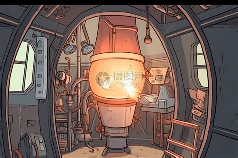 火箭内部复杂的细节插画图片下载 正版图片600076346 摄图网