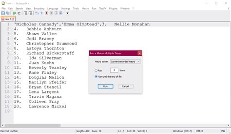 Notepad Macros Example Cathrine Wilhelmsen