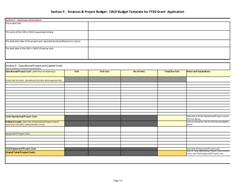 41 Useful Project Budget Templates Excel Word Templatelab