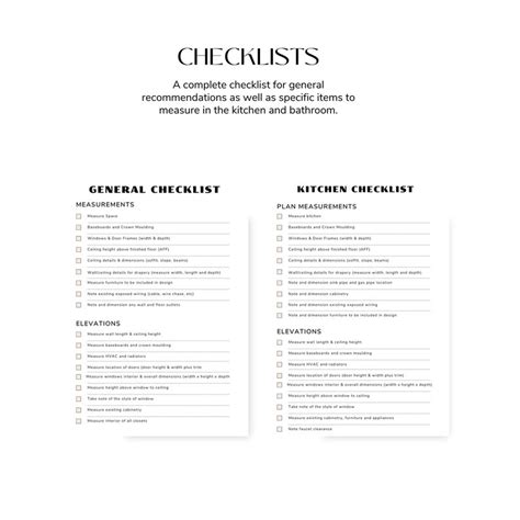 Interior Design Site Measure Checklist How To Measure A Etsy