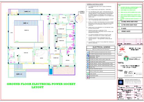 Ground Floor Electrical Small Power Socket Layout El Sp 02 R01 Pdf Ac Power Plugs And