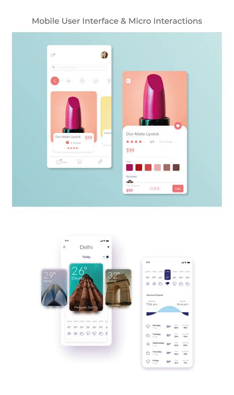 Mobile UI Micro Interactions On Behance