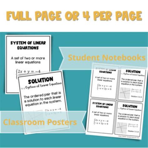 How To Solve Systems Of Linear Equations Posters By Calculated Instruction