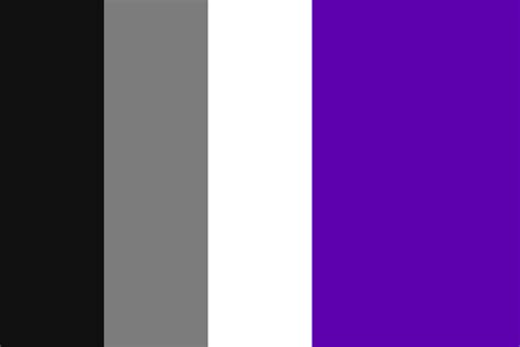 Asexual Lgbtq Flag Color Palette