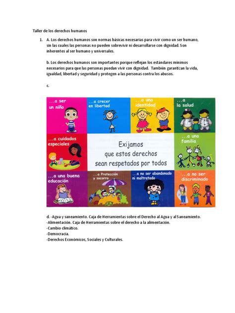 Taller De Los Derechos Humanos Pdf