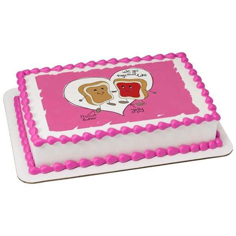 Together Like Pbandj Edible Cake Topper Image
