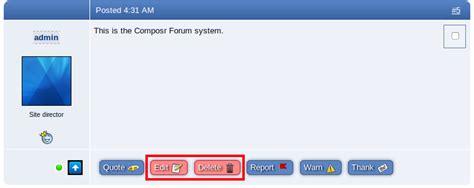 Composr Tutorial Basic Forum Moderation Composr