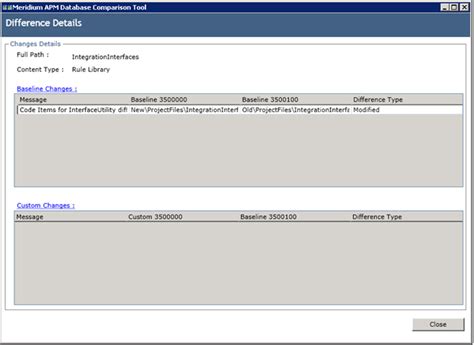 Manage The Ge Digital Apm Database Comparison Tool