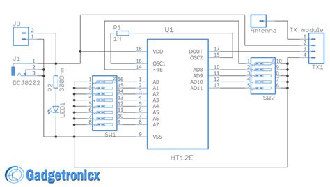 Making A Channel RF Remote PCB Design Included Gadgetronicx