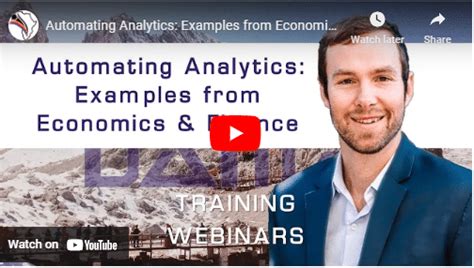 Automating Analytics In Economics And Finance Codera Analytics