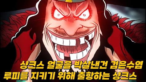 샹크스의 얼굴을 박살낸건 검은수염 마지막 악마의 열매의 퍼즐조각 Youtube