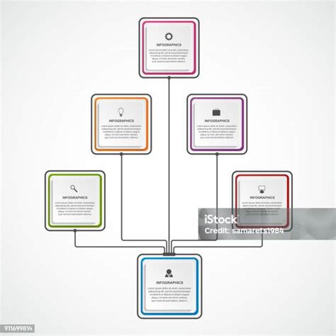 인포그래픽 디자인식 조직도 형판 0명에 대한 스톡 벡터 아트 및 기타 이미지 0명 개념 광고 Istock