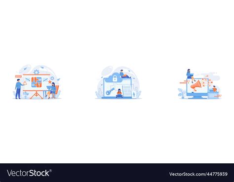 Swot Analysis Team Working On List Of Your Vector Image
