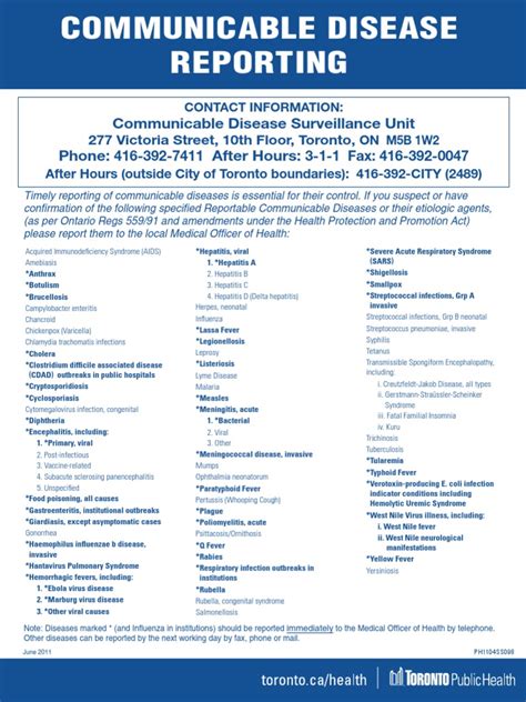 Reportable Diseases Download Free Pdf Infection Virus
