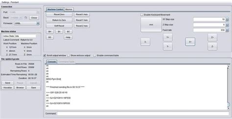master cnc machine control with universal gcode sender