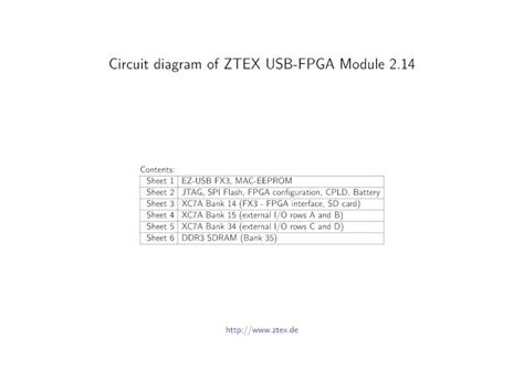 Pdf Circuit Diagram Of Ztex Usb Fpga Module 2 · Circuit Diagram Of