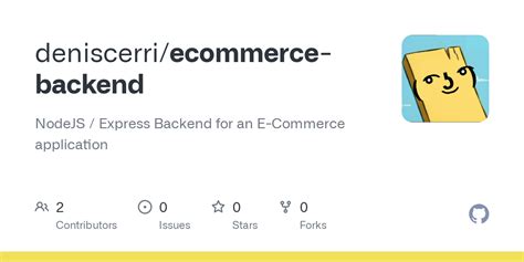 GitHub Deniscerri Ecommerce Backend NodeJS Express Backend For An E Commerce Application