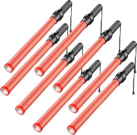 Roadhero 8 Pack Traffic Wand 21 Inch Led Traffic Control