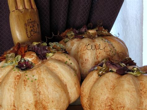 Halloween Fall Crafts Glamorous Paper Machè Pumpkins