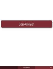 Cross Validation A Comprehensive Guide For Model Selection And Course Hero