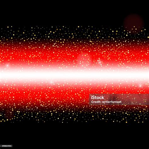 추상 빨간 레이저 빔입니다 검은 배경에 고립 벡터 일러스트 Eps 10입니다 0명에 대한 스톡 벡터 아트 및 기타 이미지 0명 건강관리와 의술 과학 Istock
