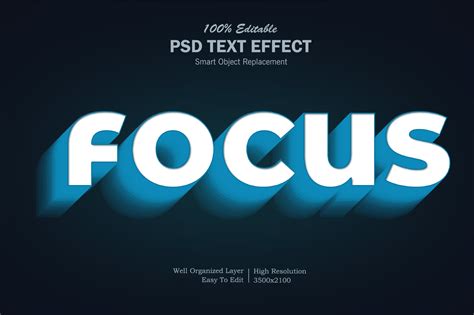 blur photoshop text effect focus graphic by goldani412 · creative fabrica