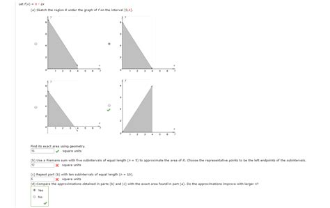 Solved Let Fx 8 2x Sketch The Region R Under The