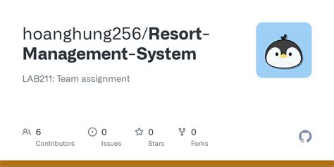 Github Hoanghung256resort Management System Lab211 Team Assignment