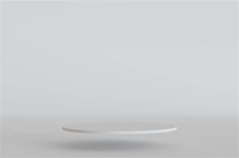 흰색 스튜디오의 미니멀리스트 연단과 제품 전시를 위한 조명의 3d 렌더링 0명에 대한 스톡 사진 및 기타 이미지 0명 3차원 형태 강단 Istock