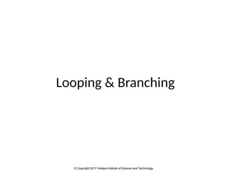 conditional code day 1 looping and condition ppt