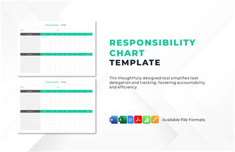 Responsibility Chart Template In Excel Word Pages PDF Apple Numbers Download Template Net