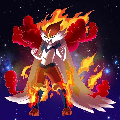 Cinderace Gigantamax My Versionjust Sligthly Different Pokemon