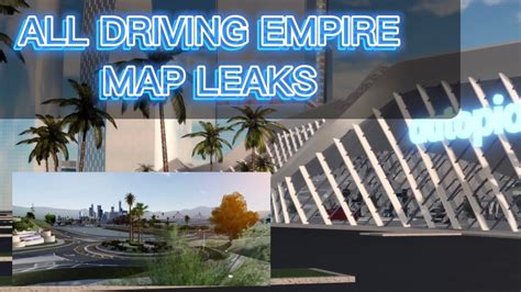 All Existing Driving Empire Map Leaks 2023 Drivingempire Youtube